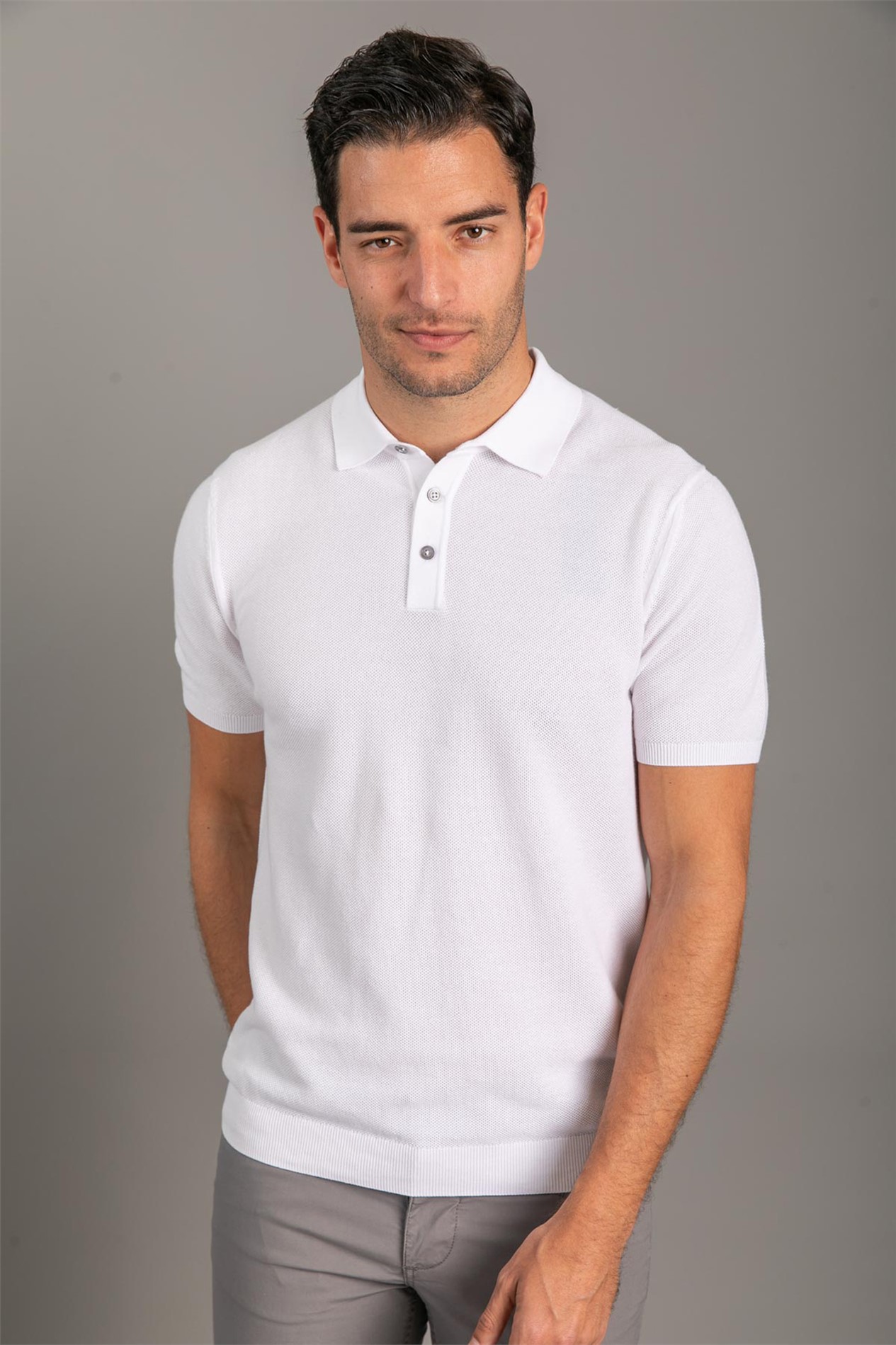 Concrete Smart White Polo Shirt