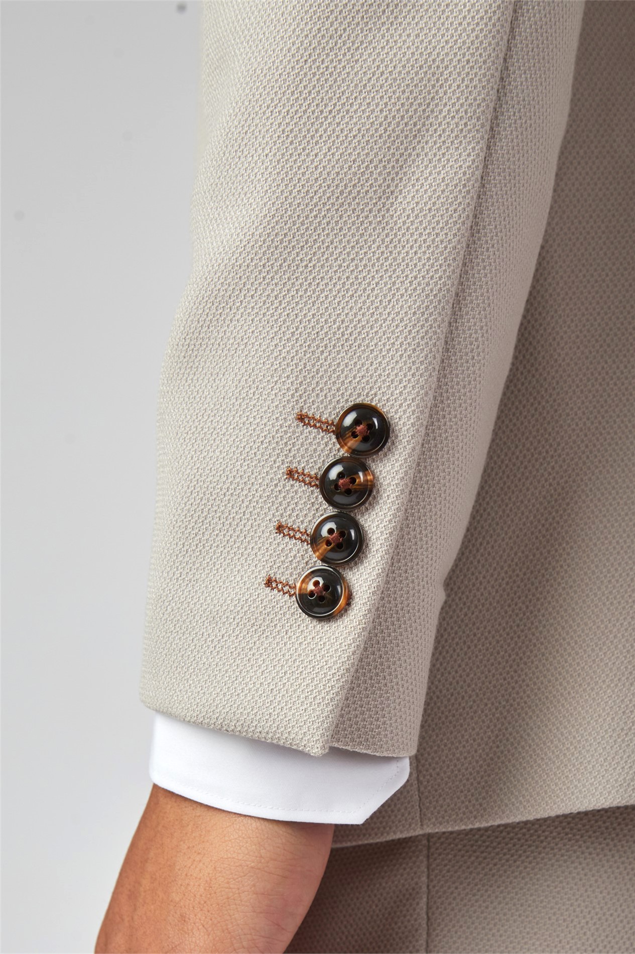 Marc Darcy HM5 Slim Fit Stone Suit Jacket | Suit Direct