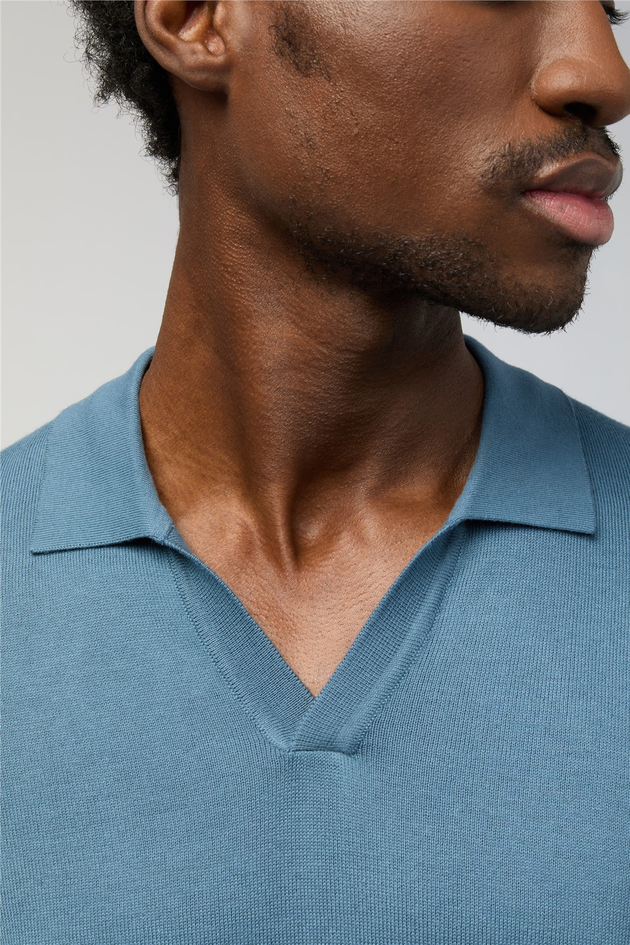 Melka Revere Plain Knit Polo