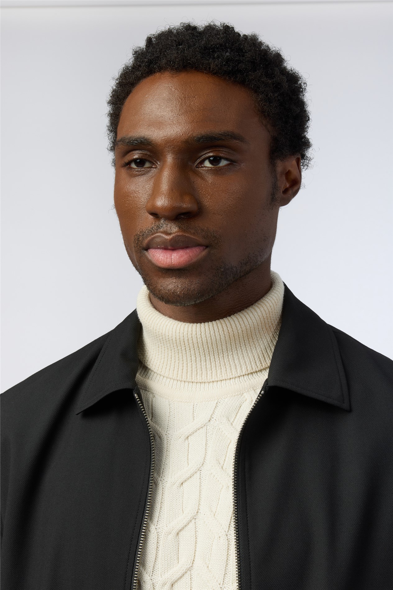 Melka Zipped Jacket - Black