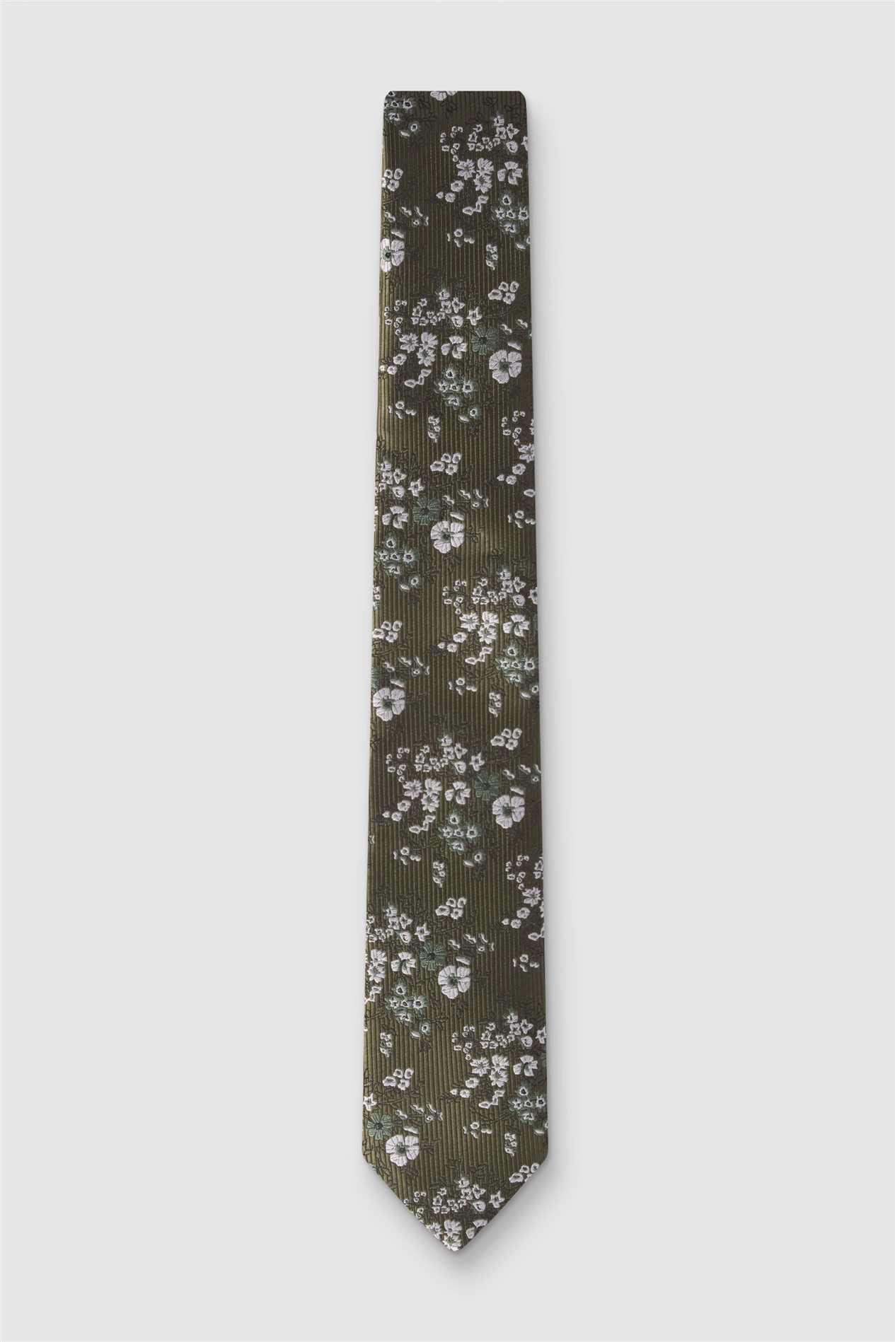 Antique Rogue Sage Busy Floral Tie