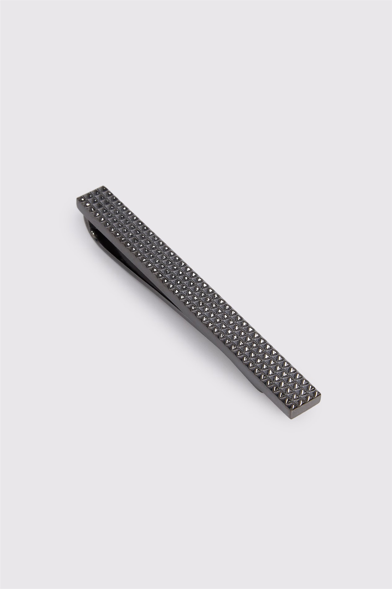 Limehaus Textured Gunmetal Tie Slide