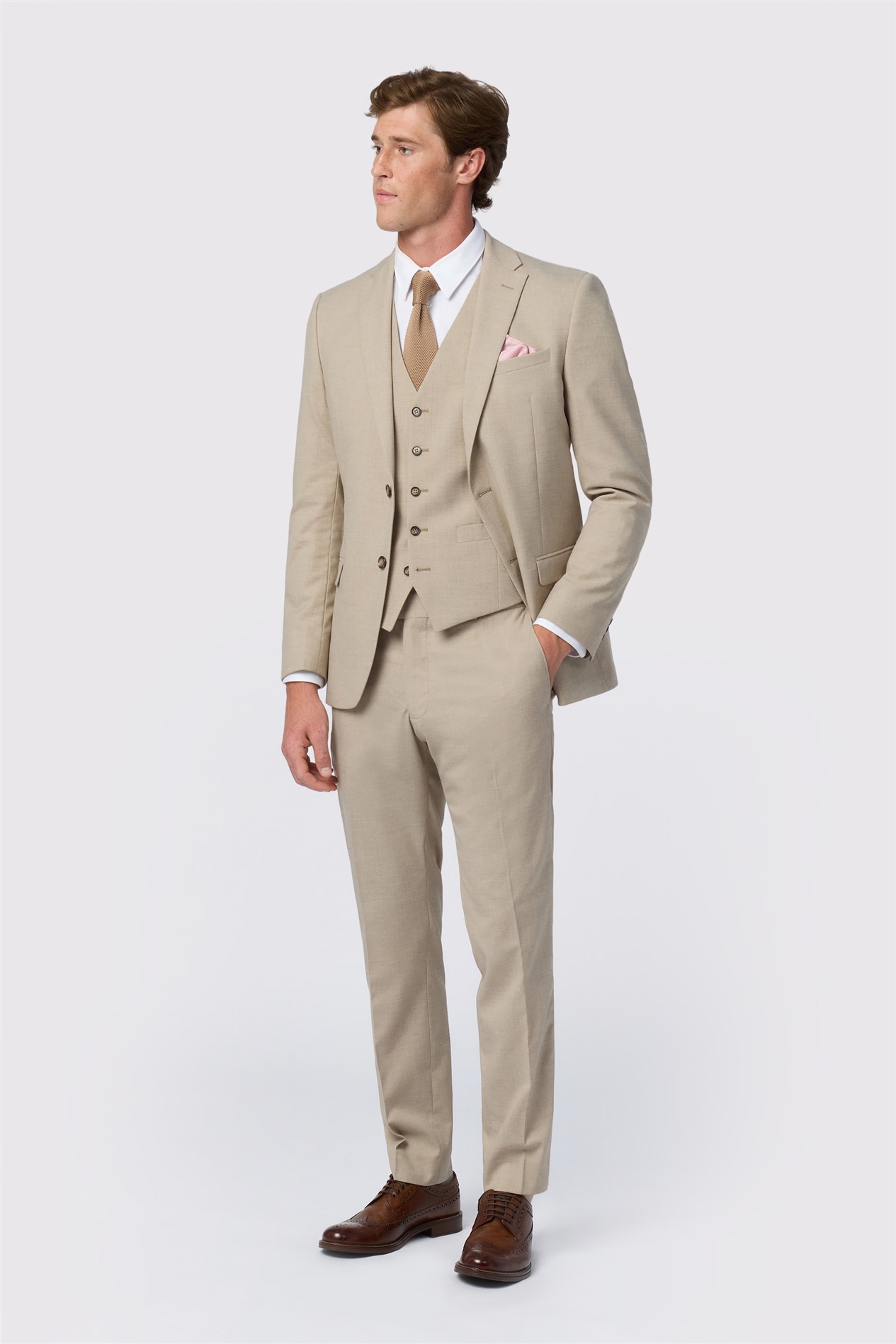 Antique Rogue Slim Fit Sand Jacket