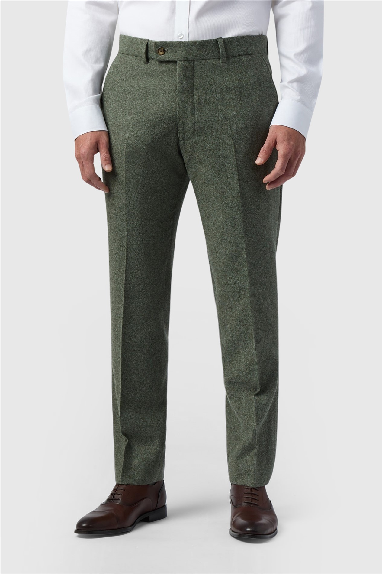 Alexandre Tailored Fit Sage Donegal Trouser