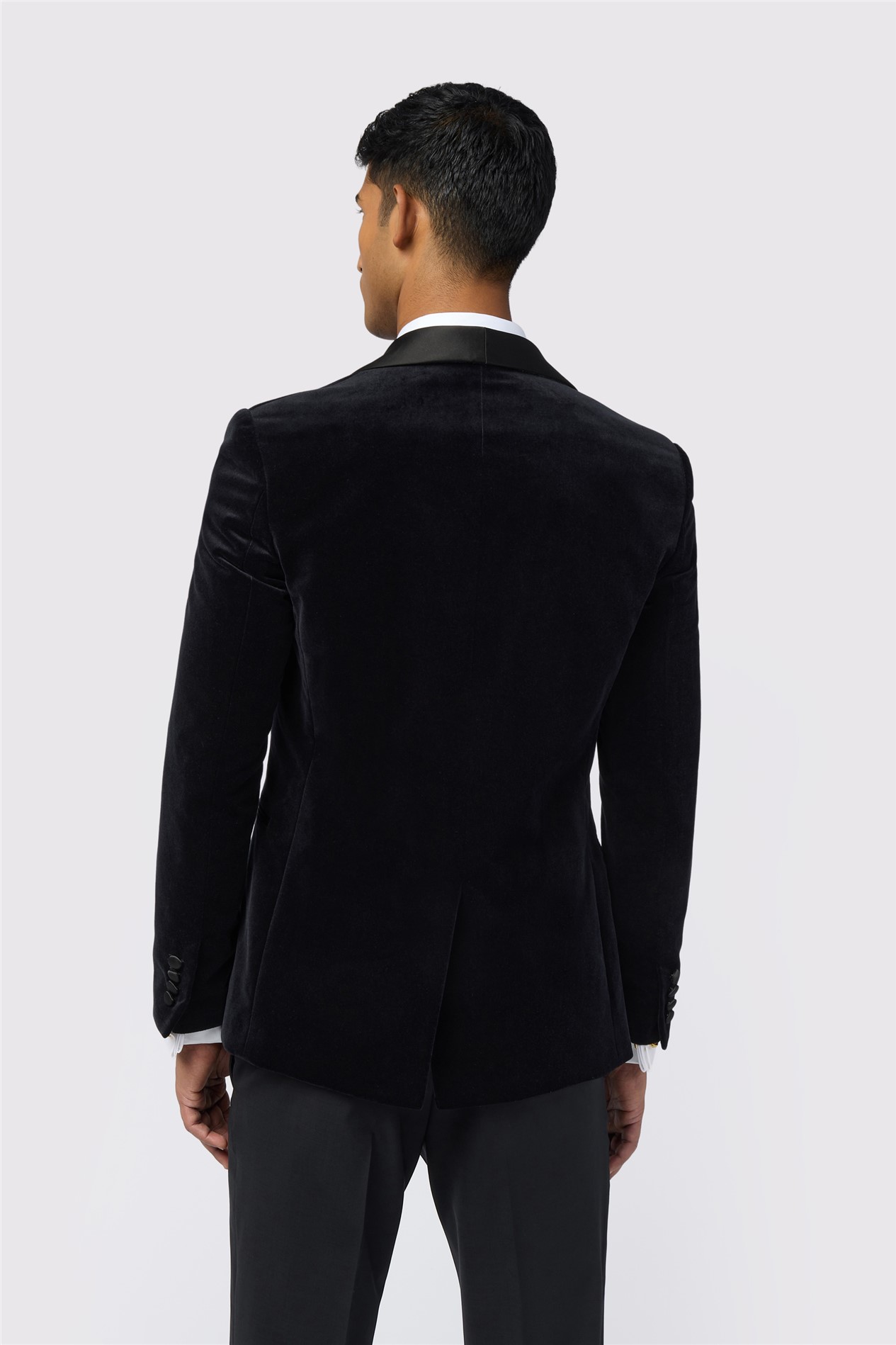 Ted Baker Slim Fit Black Velvet Jacket